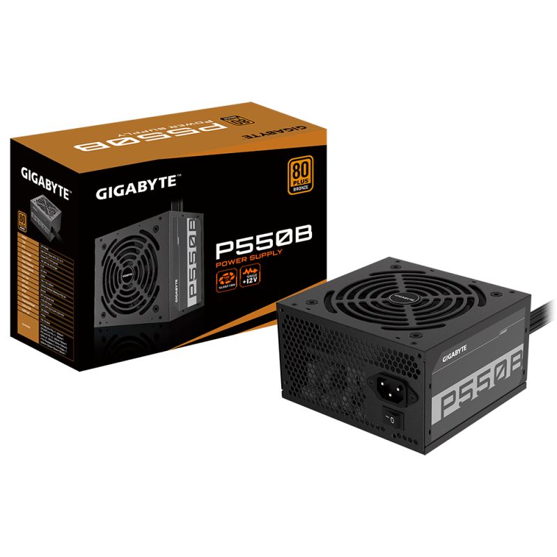 FUENTE GAMER GIGABYTE 550W 80 PLUS - NYF SOLUCIONES INFORMÁTICAS