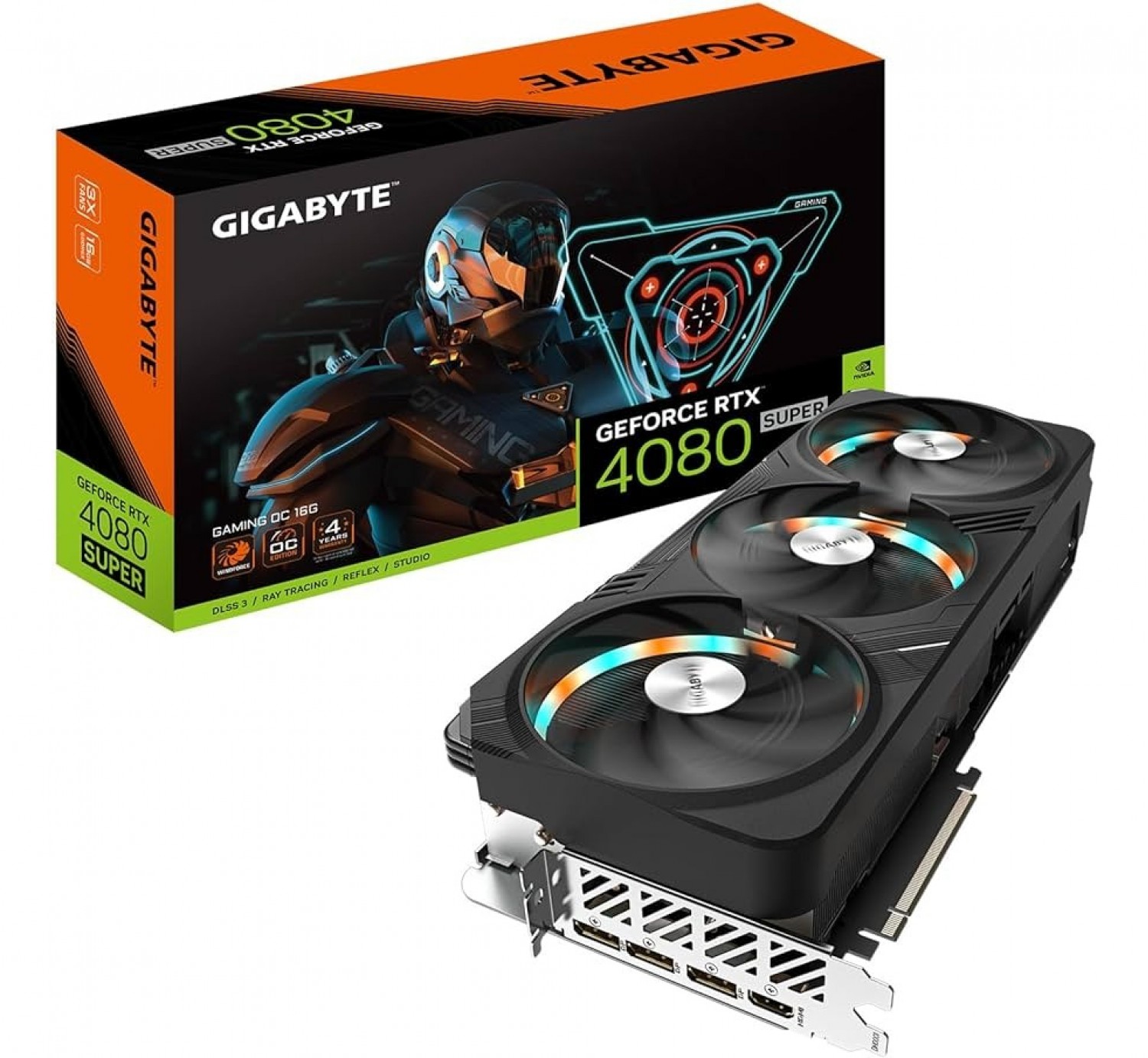 PLACA DE VIDEO GIGABYTE RTX 4080 SUPER GAMING OC 16GB PLACA DE VIDEO GIGABYTE RTX 4080 SUPER GAMING OC 16GB