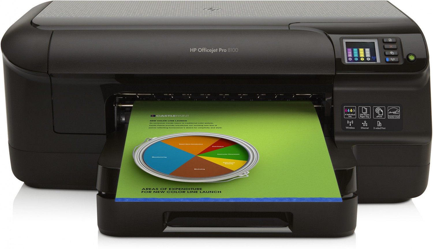 NEW BYTES IMPRESORAS IMPRESORA HP OFFICEJET PRO 8100 HP