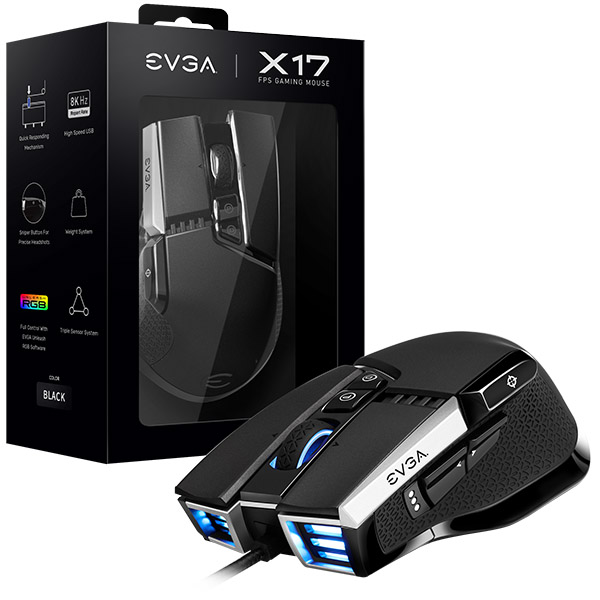Mouse Gamer Evga X17 Black | The Gamer Shop