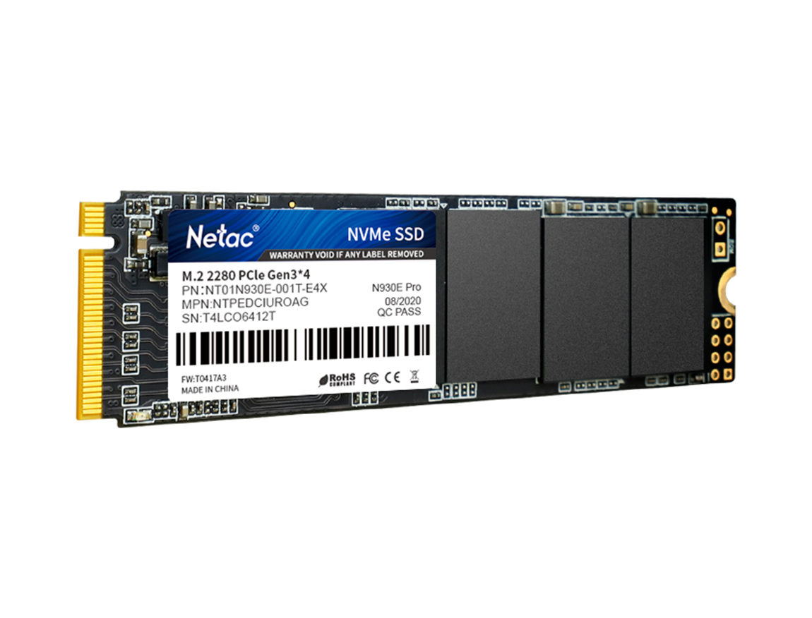Disco Ssd Netac N930e Pro Pcle 3x4 M.2 2280 Nvme 3d Nand 1 Tb | Best Informática
