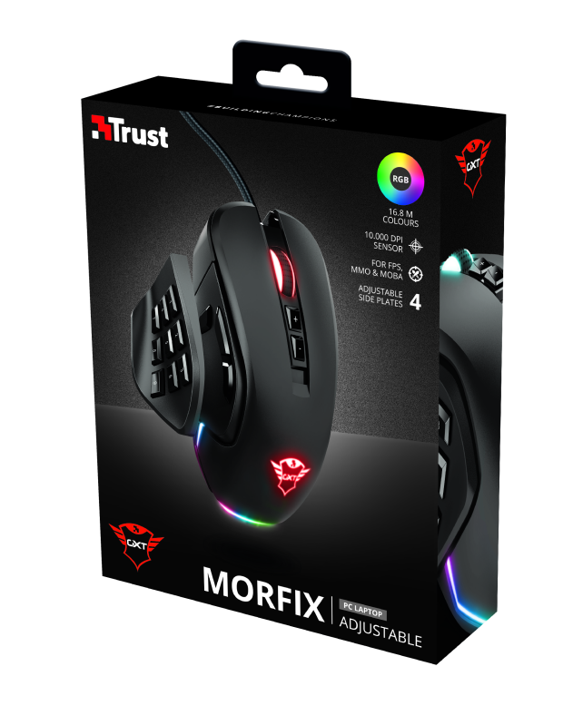 Mouse Gamer Trust Morfix Customizable Gxt970 | Bracatech