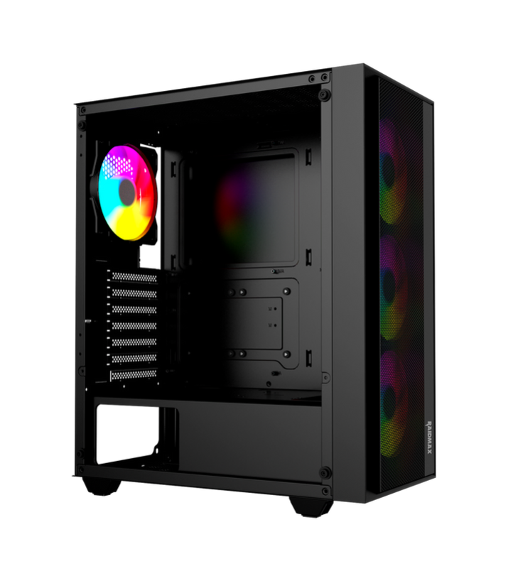 Gabinete Gamer Raidmax Vector V100 Black | Mundo Hardware