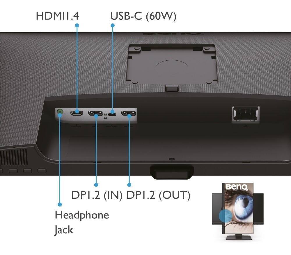 Monitor Benq Led 27w Gw2785tc Black | Crosshair Gaming Computacion