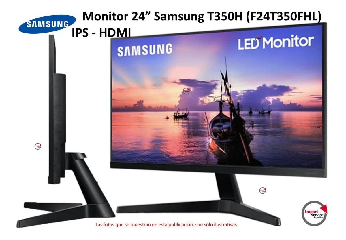Monitor Samsung Led 24 T350h | Crosshair Gaming Computacion