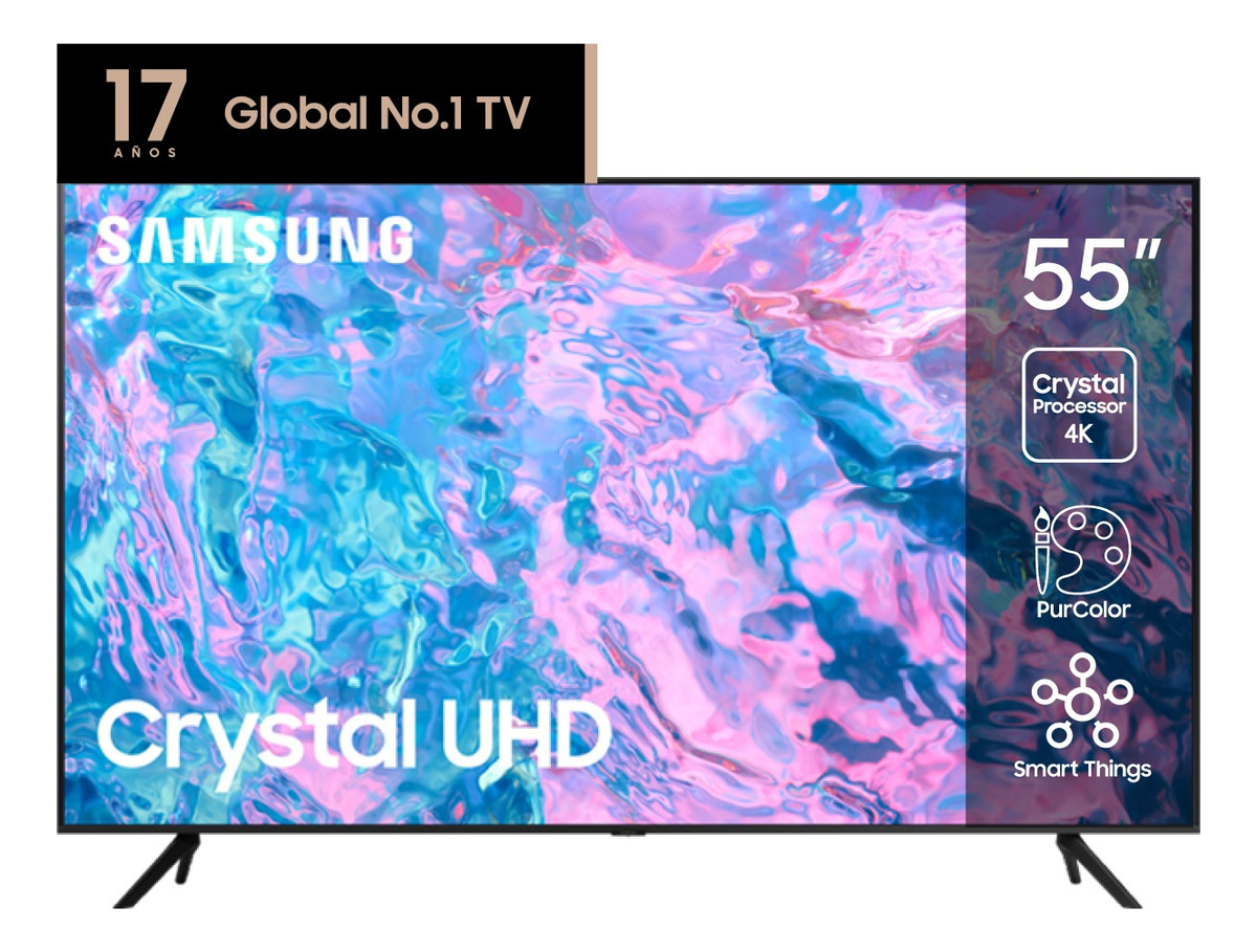 Samsung Smart Tv Led 55 Crystal Uhd 4k Cu7000 | Best Informática