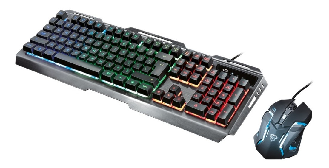 Teclado Y Mouse Gamer Trust Tural Es Gxt 845 | Bracatech