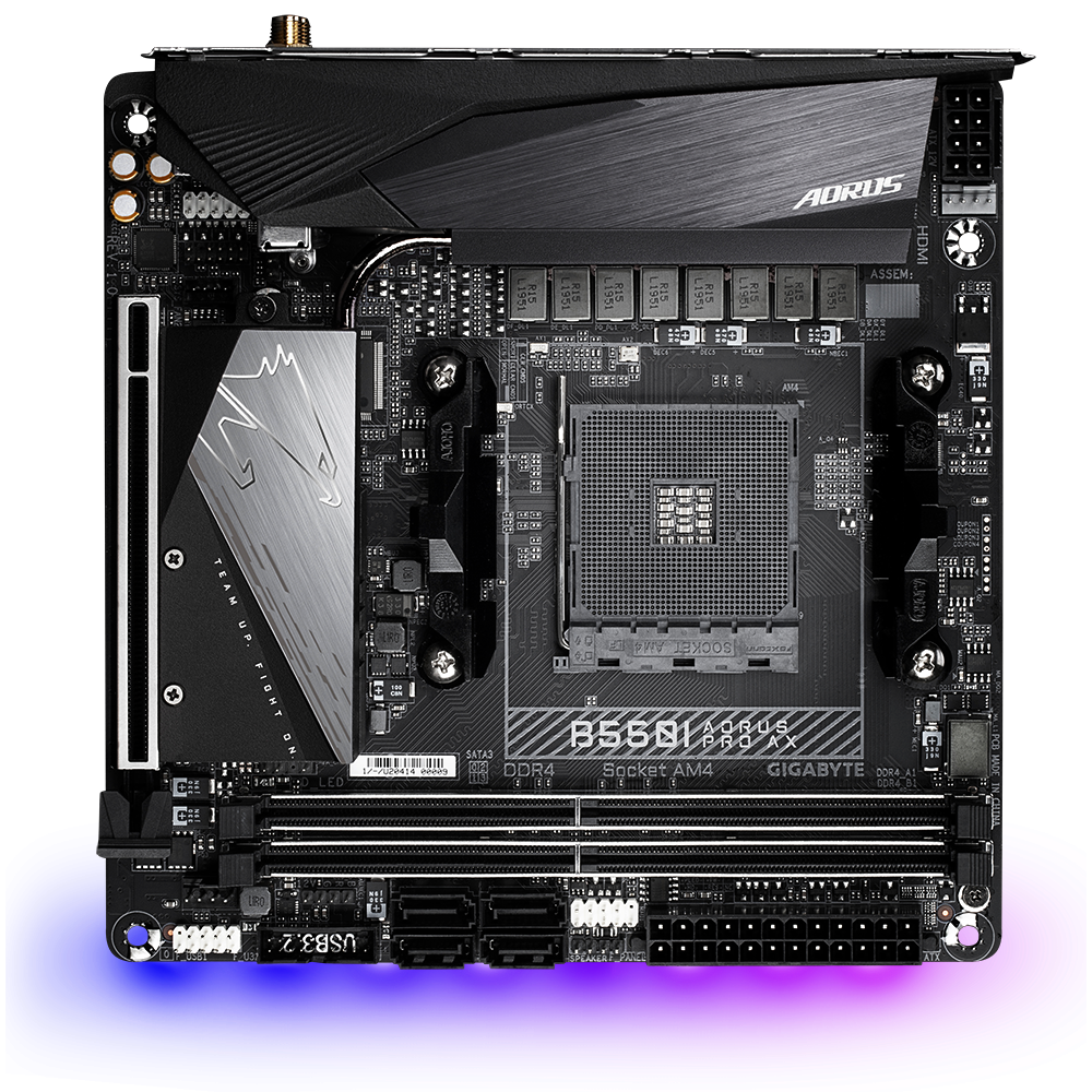 Mother Gigabyte (am4) B550i Aorus Pro Ax | Alni shop