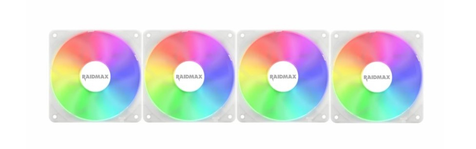 Cooler Fan Raidmax X4 Combo Pack X-air 120mm Argb White | Click Arequito